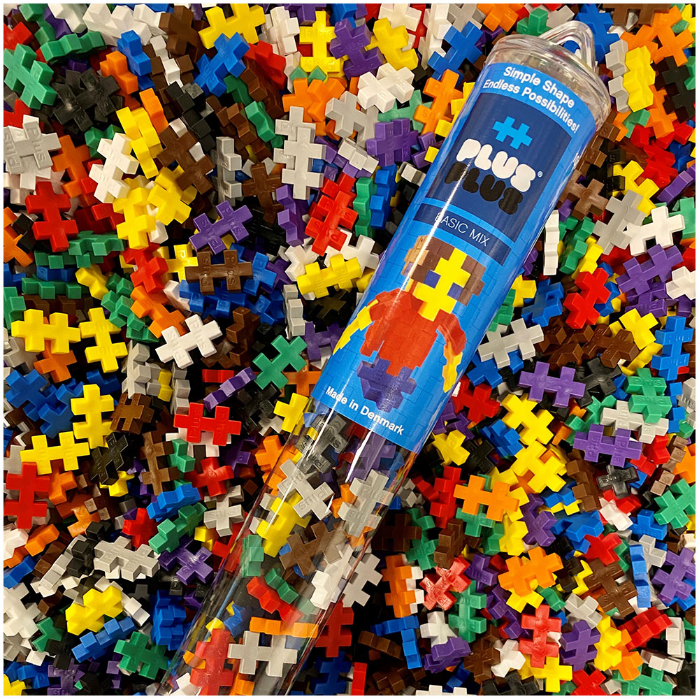 Ringo Leker - Vitenskap og Byggesett - Plus-Plus Basic 100 brikker