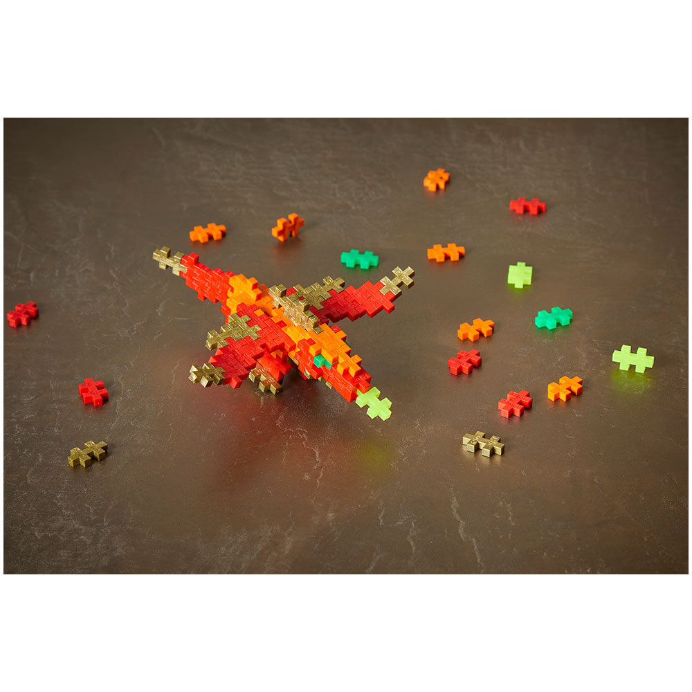 Ringo Leker - Vitenskap og Byggesett - Plus-Plus dragon 100 brikker