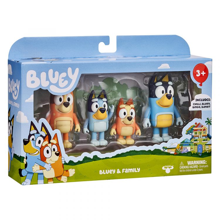 Ringo Leker - Figurer og Dyr - Bluey Figur 4pk
