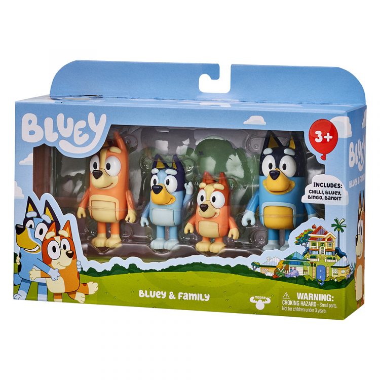 Ringo Leker - Figurer og Dyr - Bluey Figur 4pk
