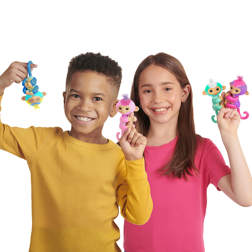 Kosedyr - Fingerlings Basic Monkey Teal Ava