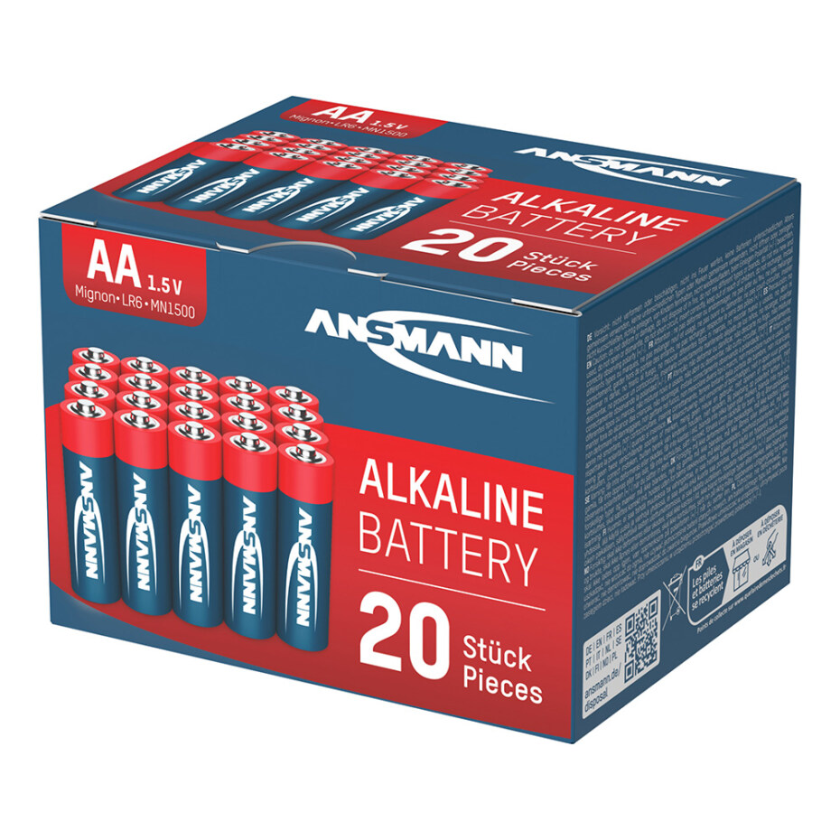Ringo Leker | Fritid og utstyr | 20-pk AA-batterier