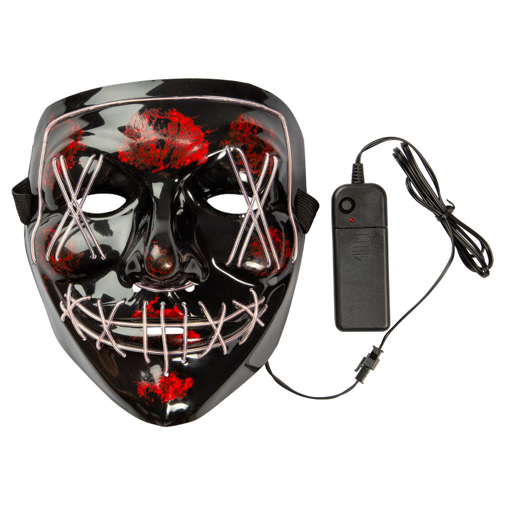 LED MASK HORROR WHITE - Ringo.no