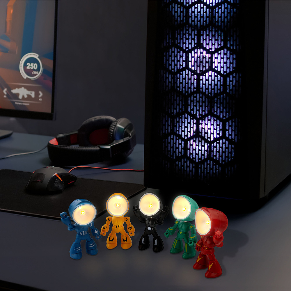 DECO-SPACE-LIGHT-RED-9.5CM-3XLR41-CB. - Ringo.no