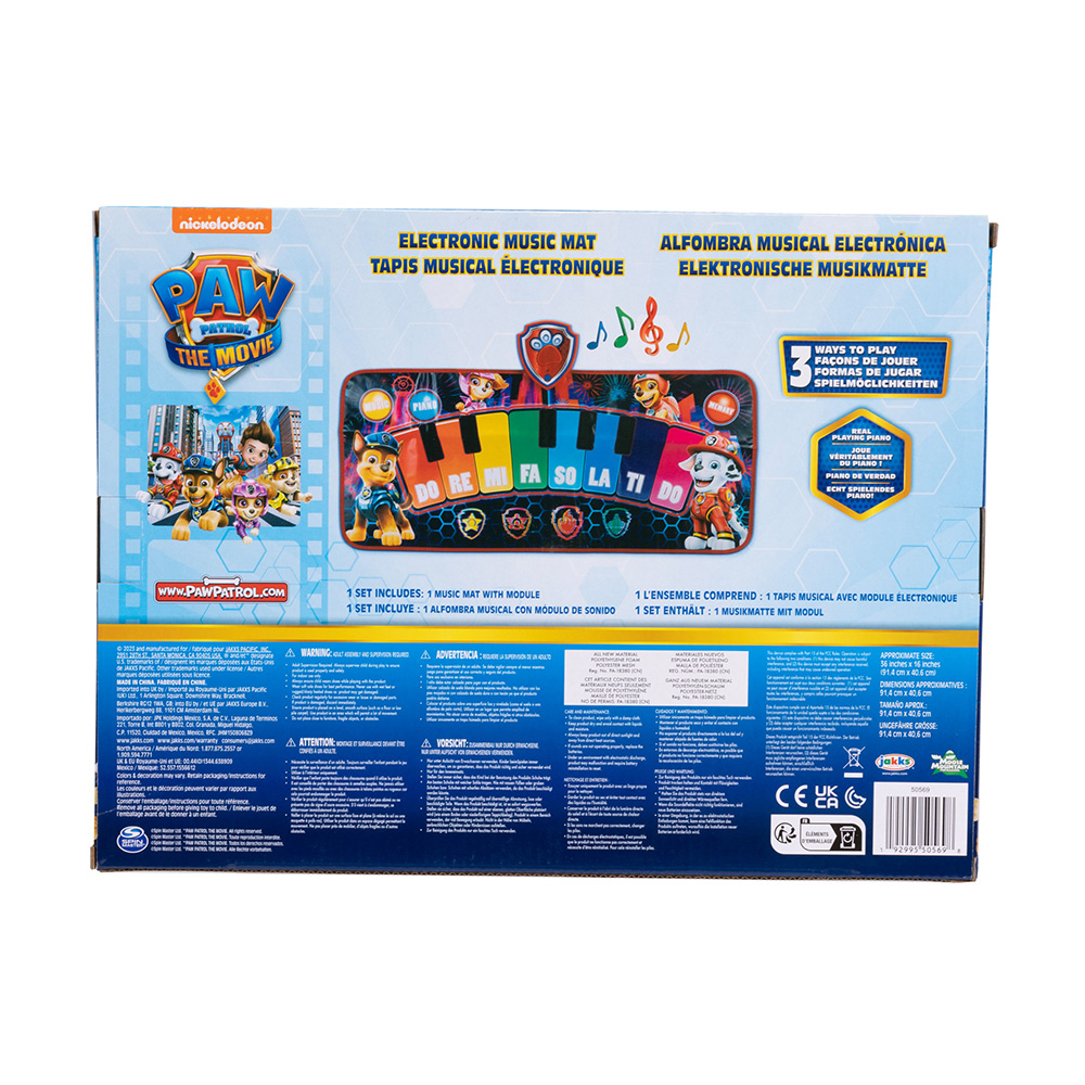 PAW PATROL ELECTRONIC MUSIC MAT - Ringo.no