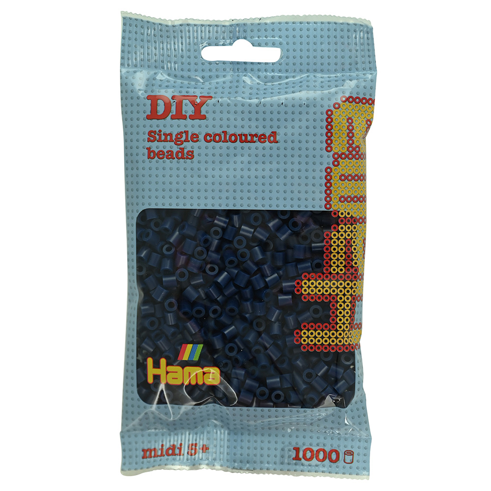 HAMA MIDI BEADS 1000 PCS MIDNIGHT BLUE - Ringo.no