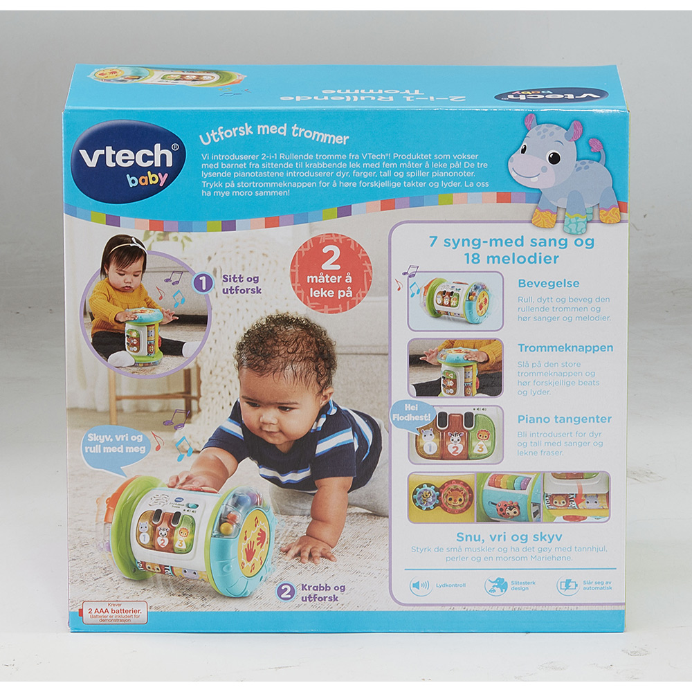 VTECH 2- IN 1 ROLLING EXPLORER DRUM NO. - Ringo.no