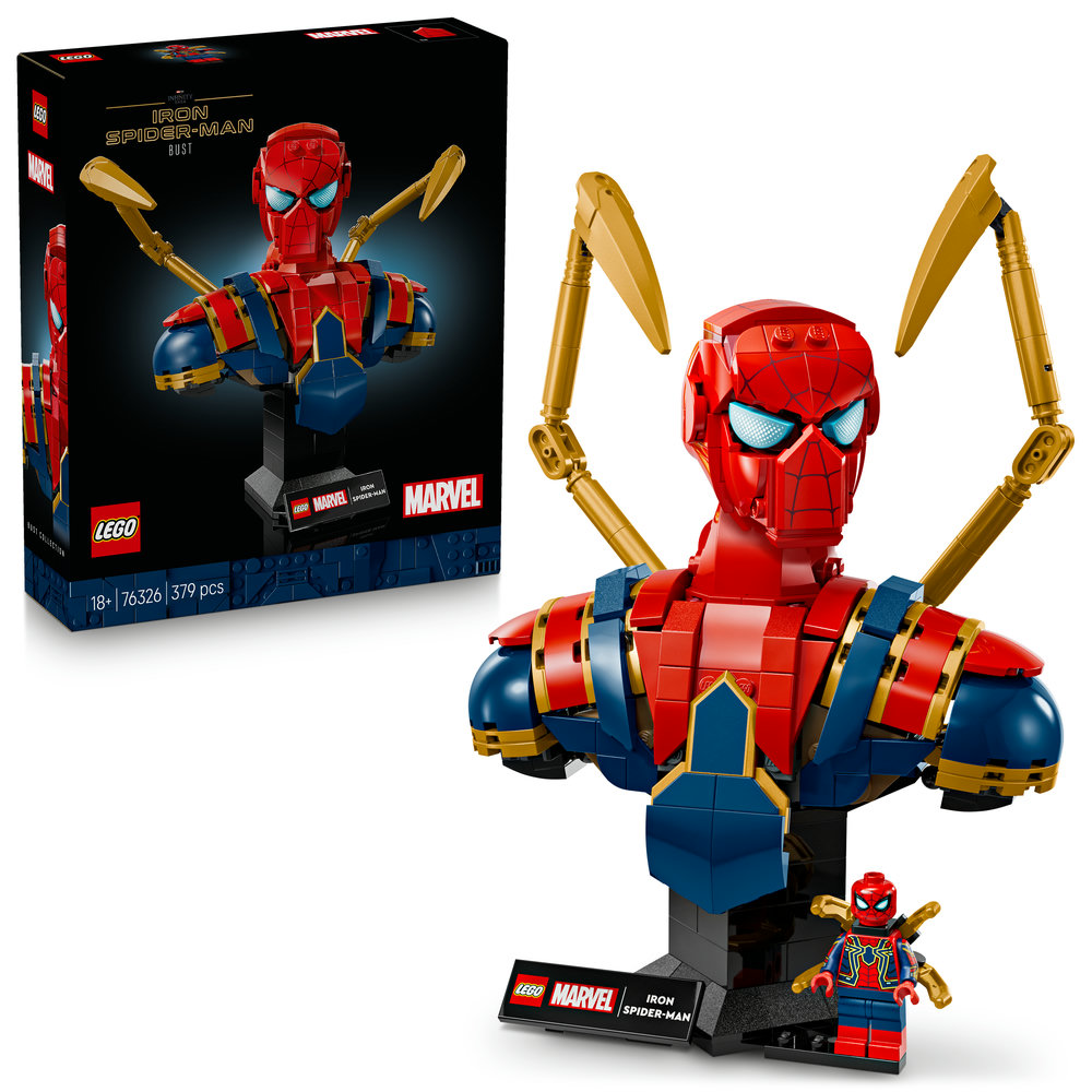 LEGO 76326 BYSTE AV IRON SPIDER-MAN. - Ringo.no