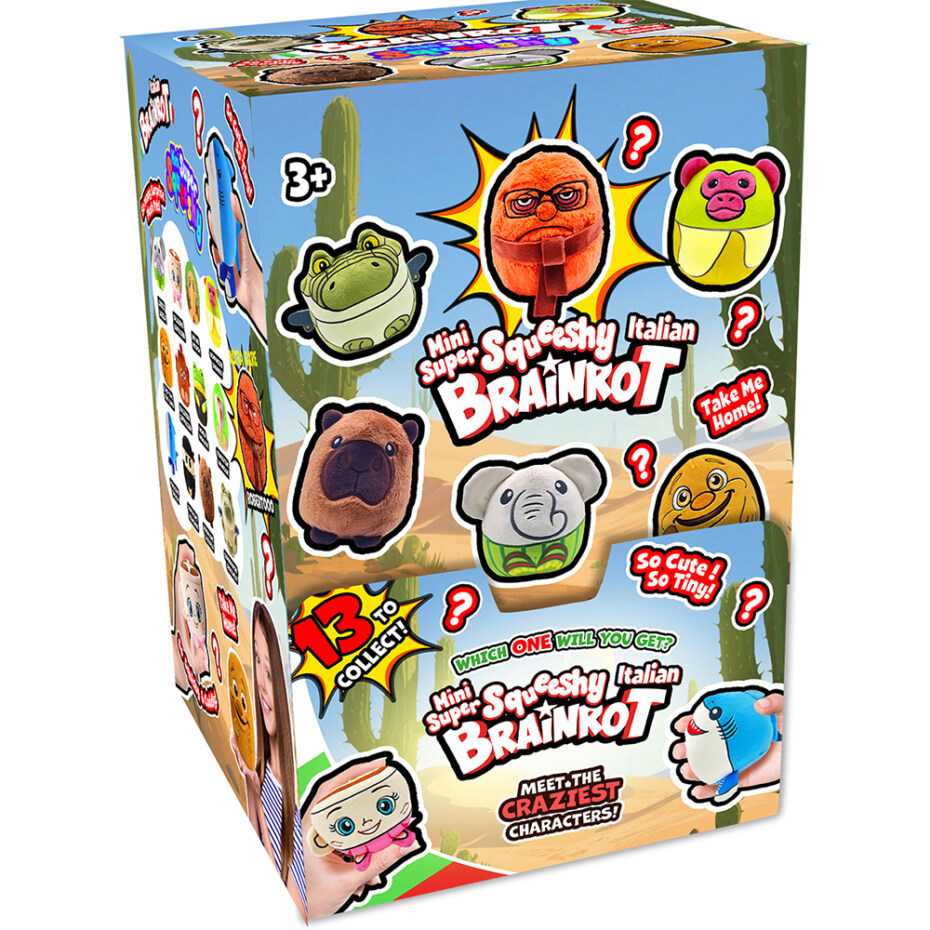 BRAINROT MINI SUPER SQUEESHY ASST.. - Ringo.no