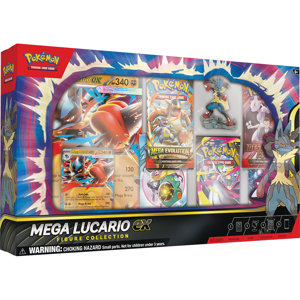 POKEMON EX FIGURE BOX MEGA LUCARIO - Ringo.no