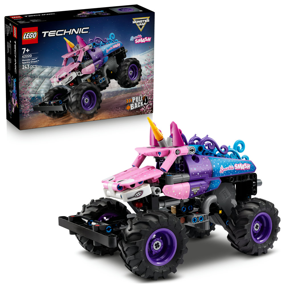 LEGO 42220 MONSTER JAM SPARKLE SMASH PUL - Ringo.no