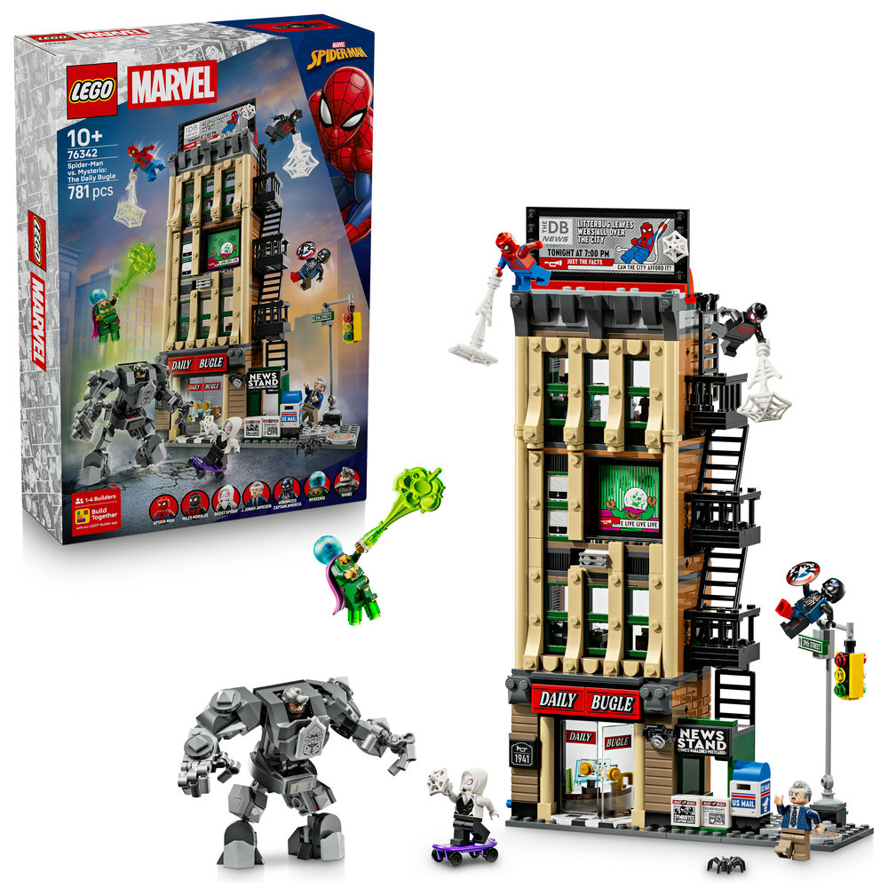 LEGO 76342 SPIDER-MAN MOT MYSTERIO: DAIL - Ringo.no