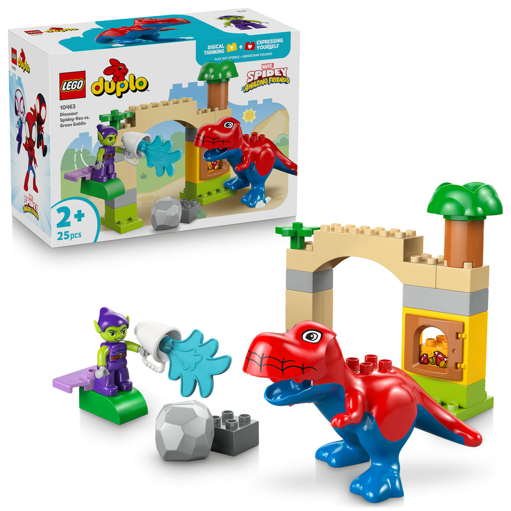 LEGO 10463 DINOSAUREN SPIDEY-REX MOT GRE - Ringo.no